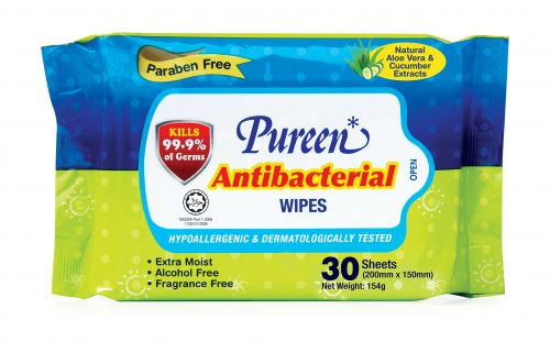 Antibacterial Wipes – Pureen Malaysia